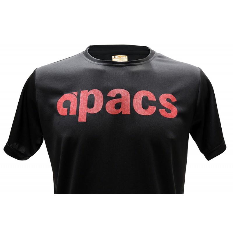 Apacs Dry-Fast Logo T-Shirt (AP10090) - Black