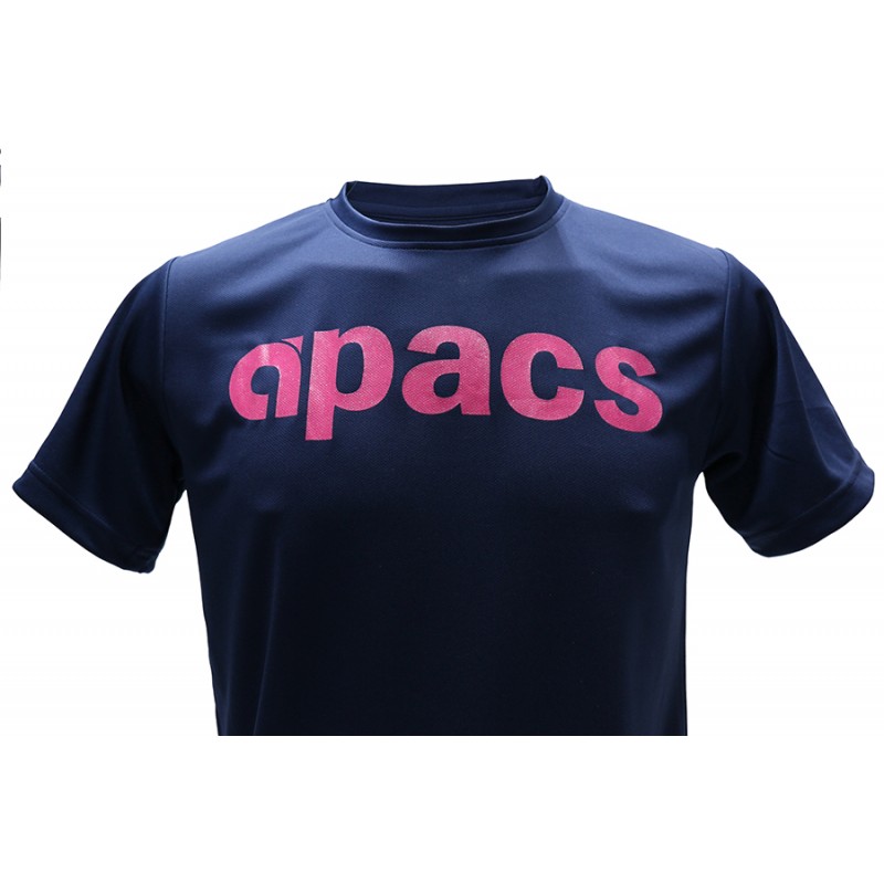 Apacs Dry-Fast Logo T-Shirt (AP10090) - Navy