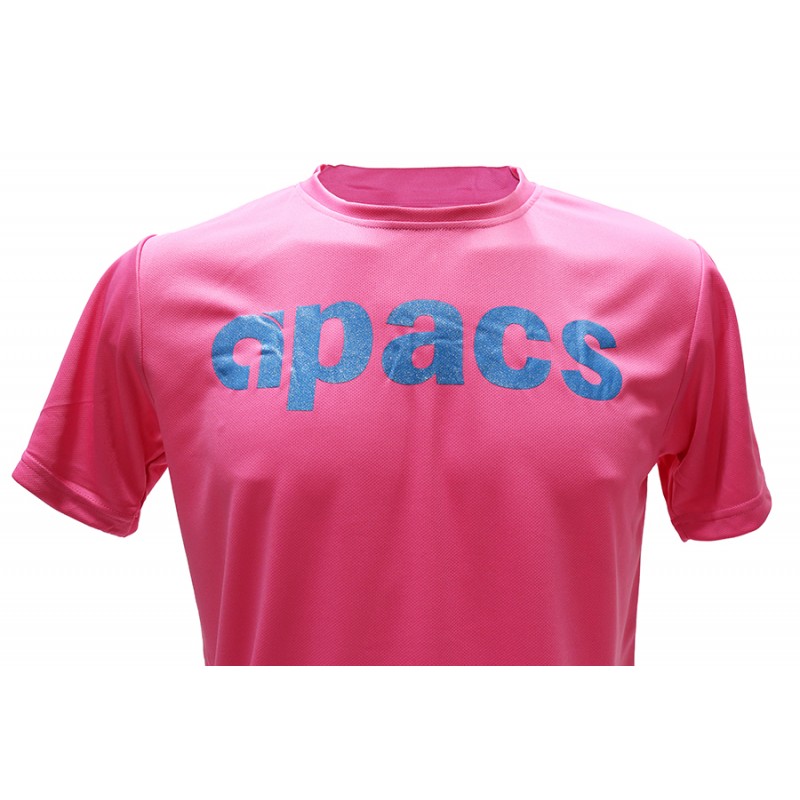Apacs Dry-Fast Logo T-Shirt (AP10090) - Pink
